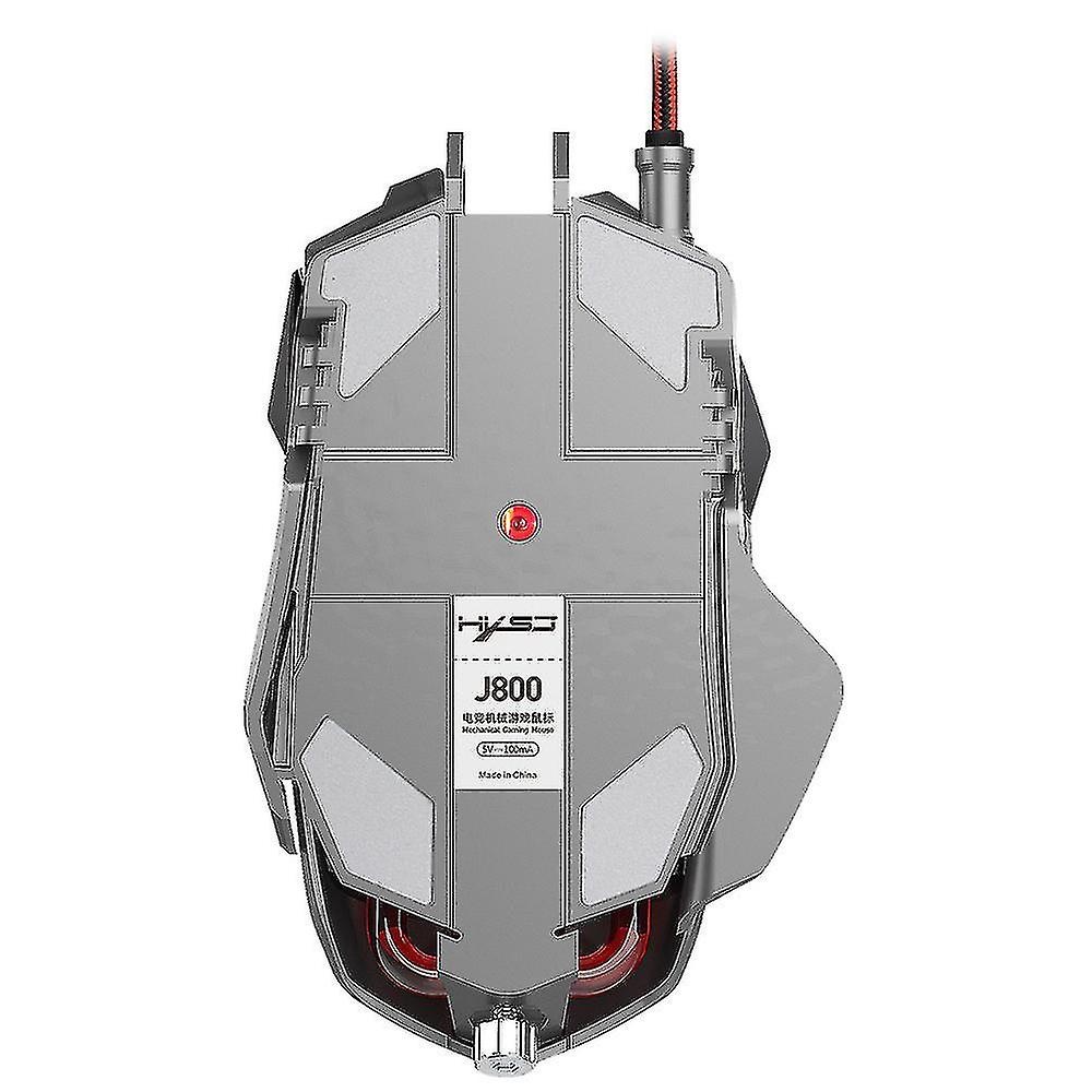 Shxx New Wired Mechanical Gaming Mouse, Luminous Ergonomics 7-key Macro ...