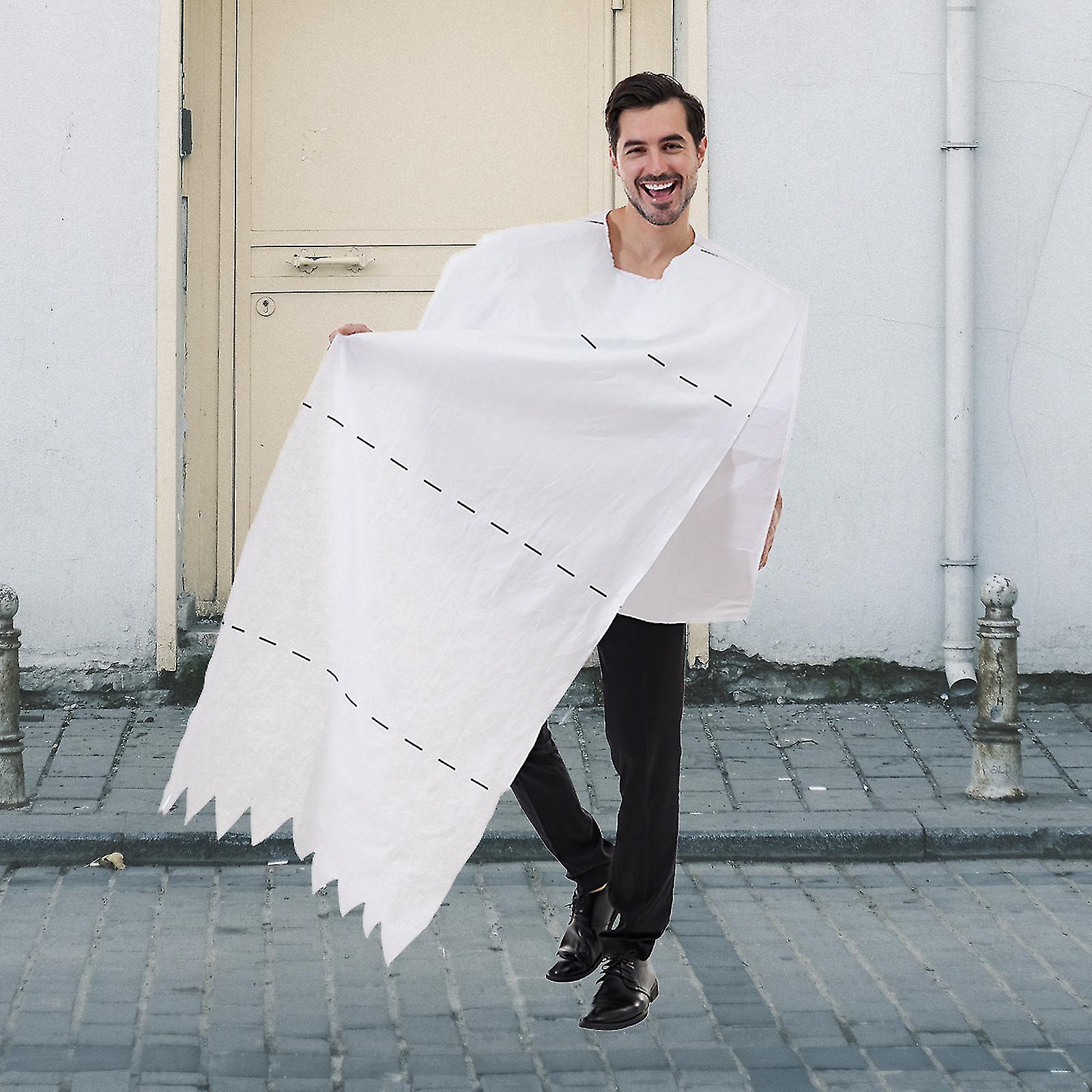 Toilet Paper Roll Adult Halloween Costume Hilarious Costume For Men And ...