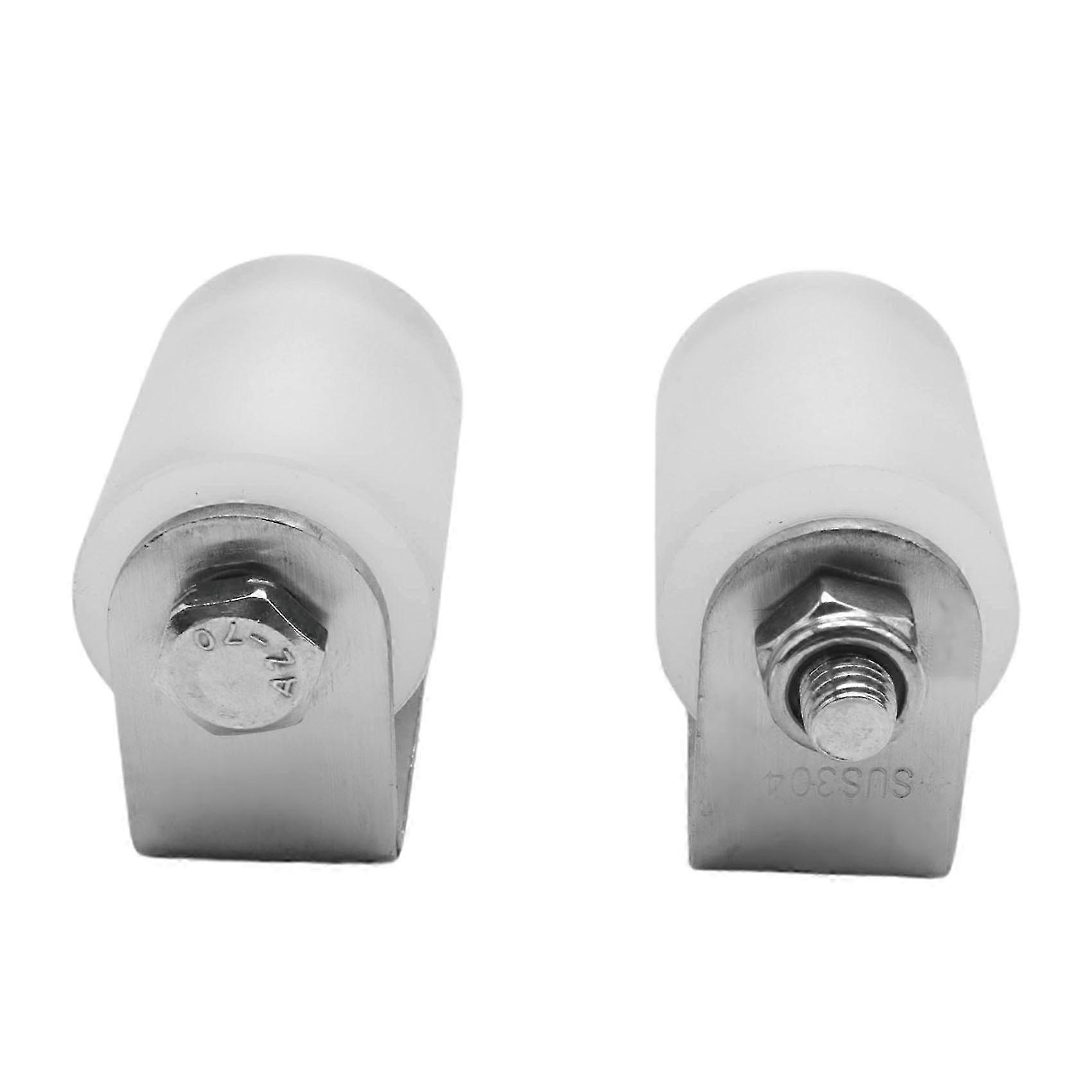 2Pcs Slide Gate Guide Roller 3 Inches Hard Nylon Sliding Rolling Gates ...