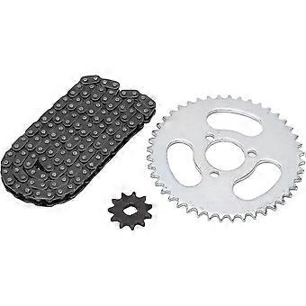 Heavy Duty T8F Chain Sprocket Kit for Mini Motorcycles, Gear Chain Set ...