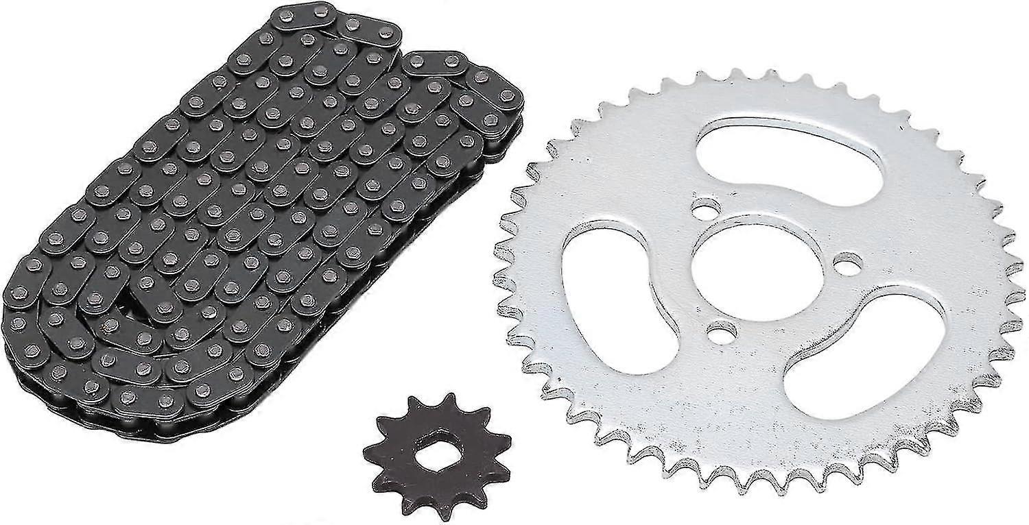 Heavy Duty T8F Chain Sprocket Kit for Mini Motorcycles, Gear Chain Set ...
