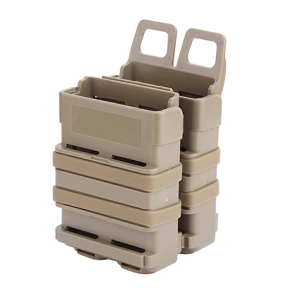 ABS Fast Double Magazine Pouch Molle Strike System For 5.56 Mags (tan ...