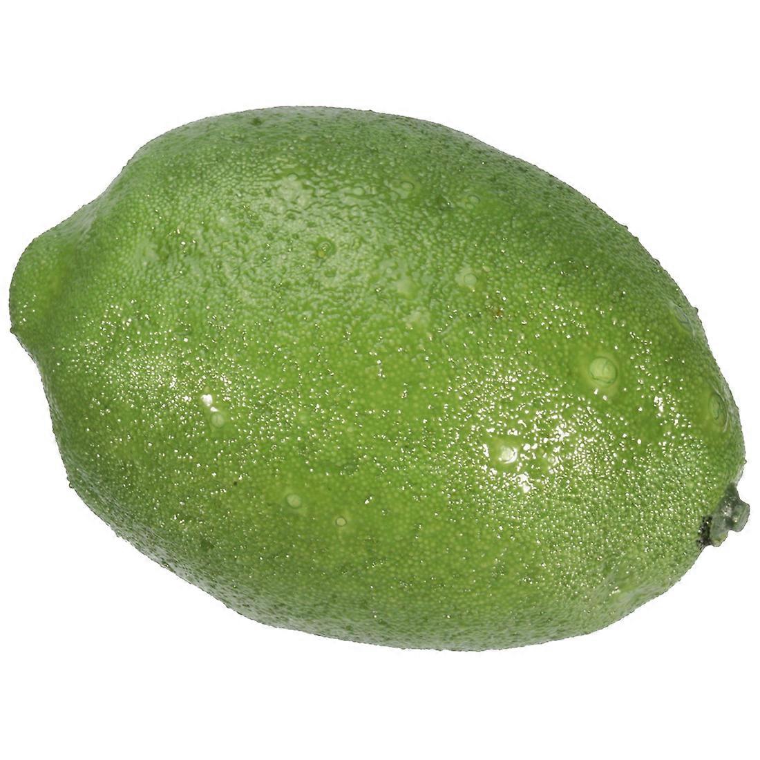 6 x Realistic Lifelike Artificial Plastic Lime Lemon Fruit Food Fake ...