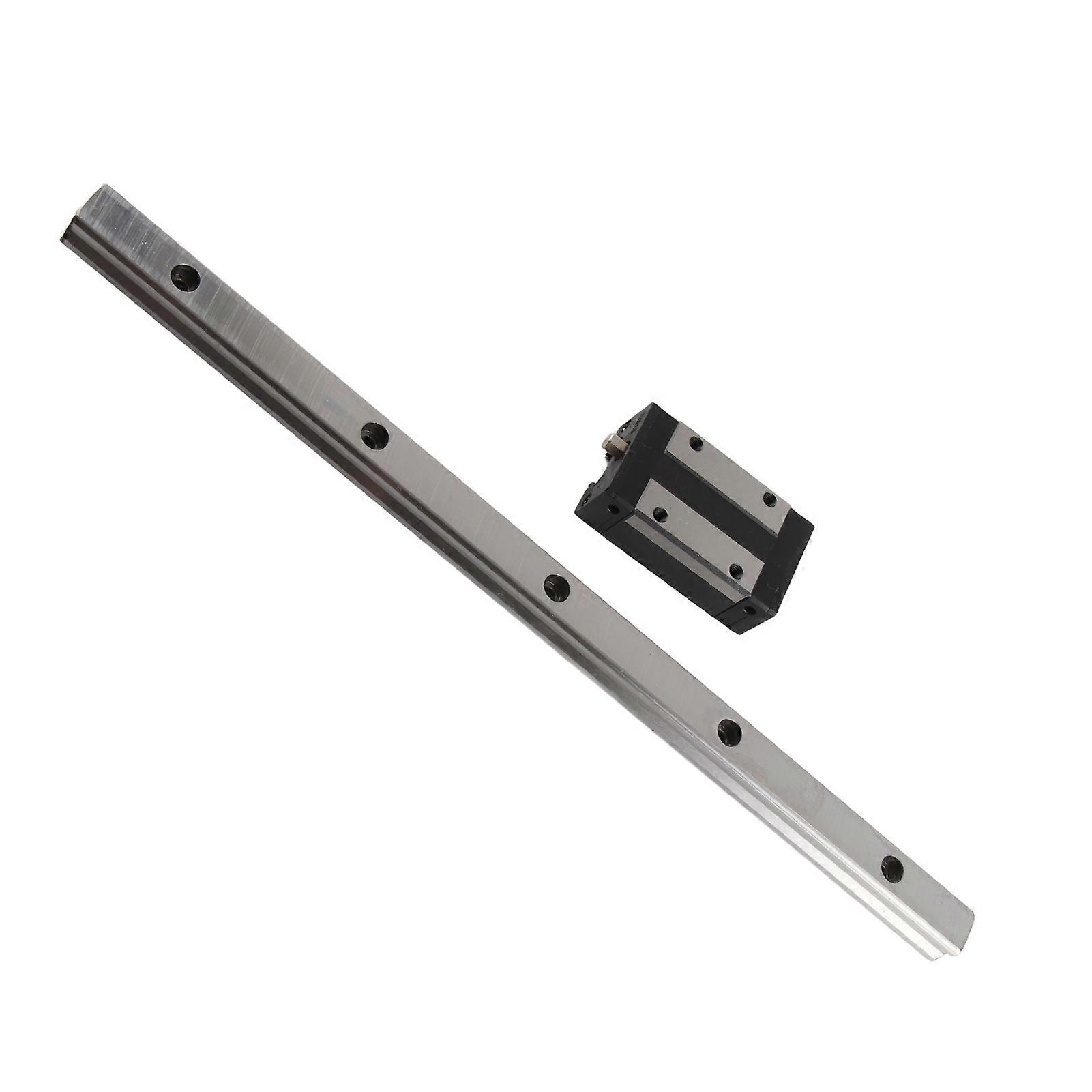 Linear Guide Rail Linear Bearing Slider Kit Ball Bearing Steel Block for 3D Printers and CNC ...