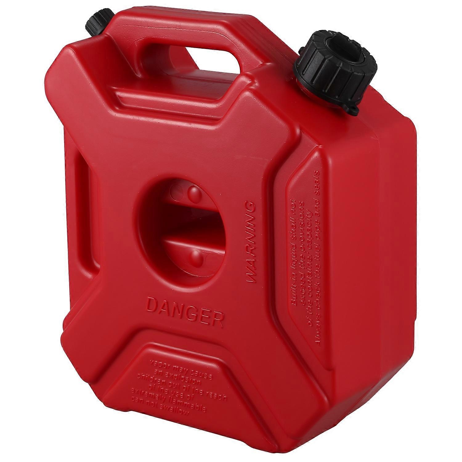 Lockable 5L Fuel Tanks Plastic Car Mount Motorcycle Jerrycan Gas Can ...