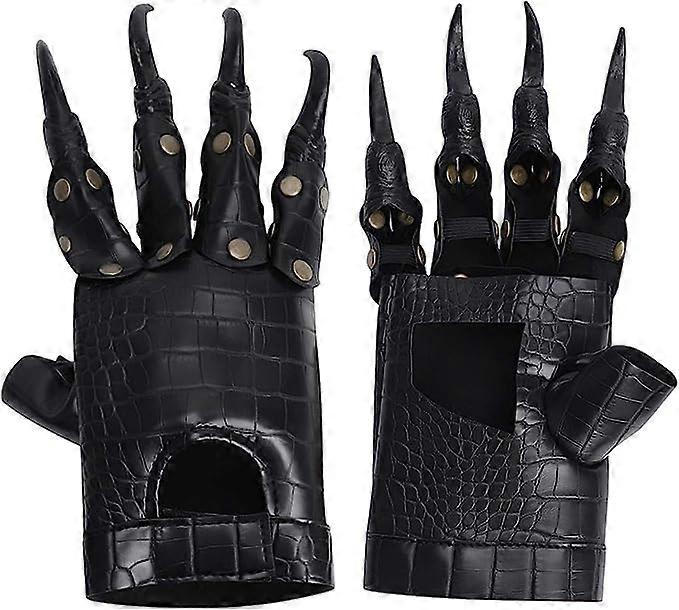 Halloween Claw Gloves Halloween Costume Party Props Scary Horrific Wolf ...