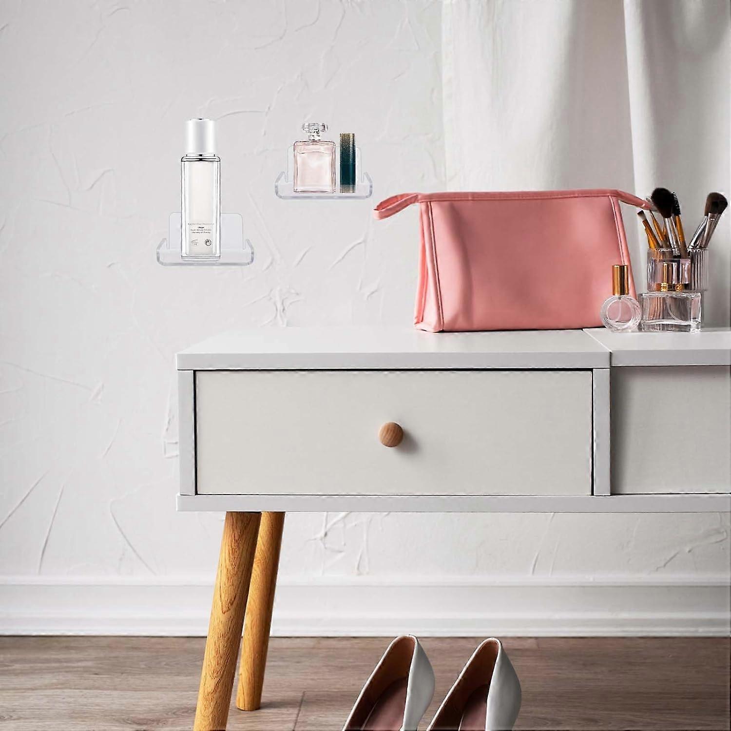 Wall Mount Floating Shelves, 2 Pcs Acrylic Small Floating Shelf for ...