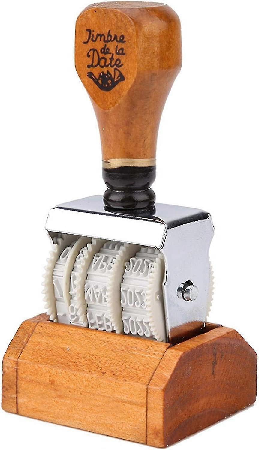 Egg Date Stamp Kit Wooden Date Stamp Diy Wooden Handle Date Digital ...