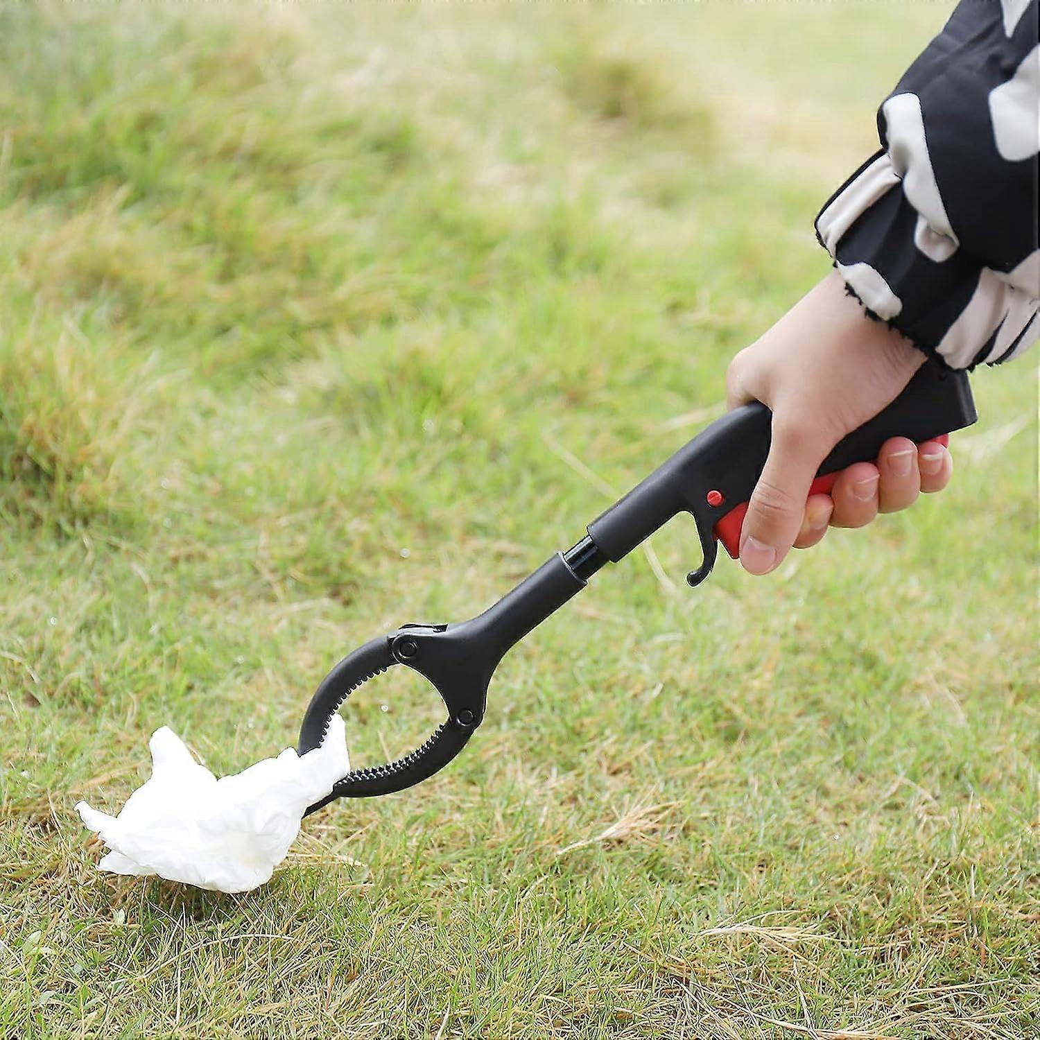 2pcs Short Pickup Tongs, 11.8 Inch Object Pickup Tongs for Adults and ...