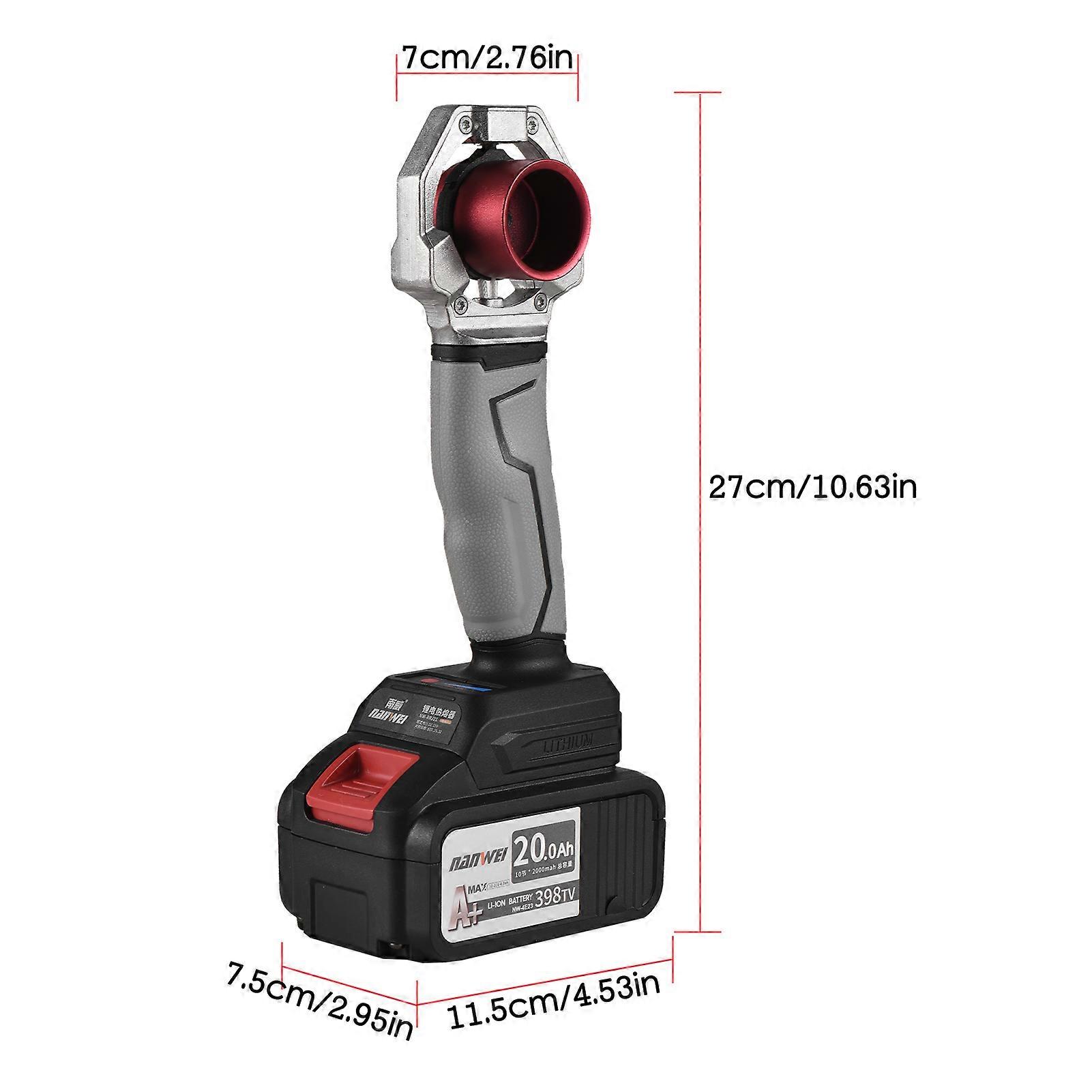 21V Cordless Electric Pipe Welding Machine 340 Socket Fusion Welder ...