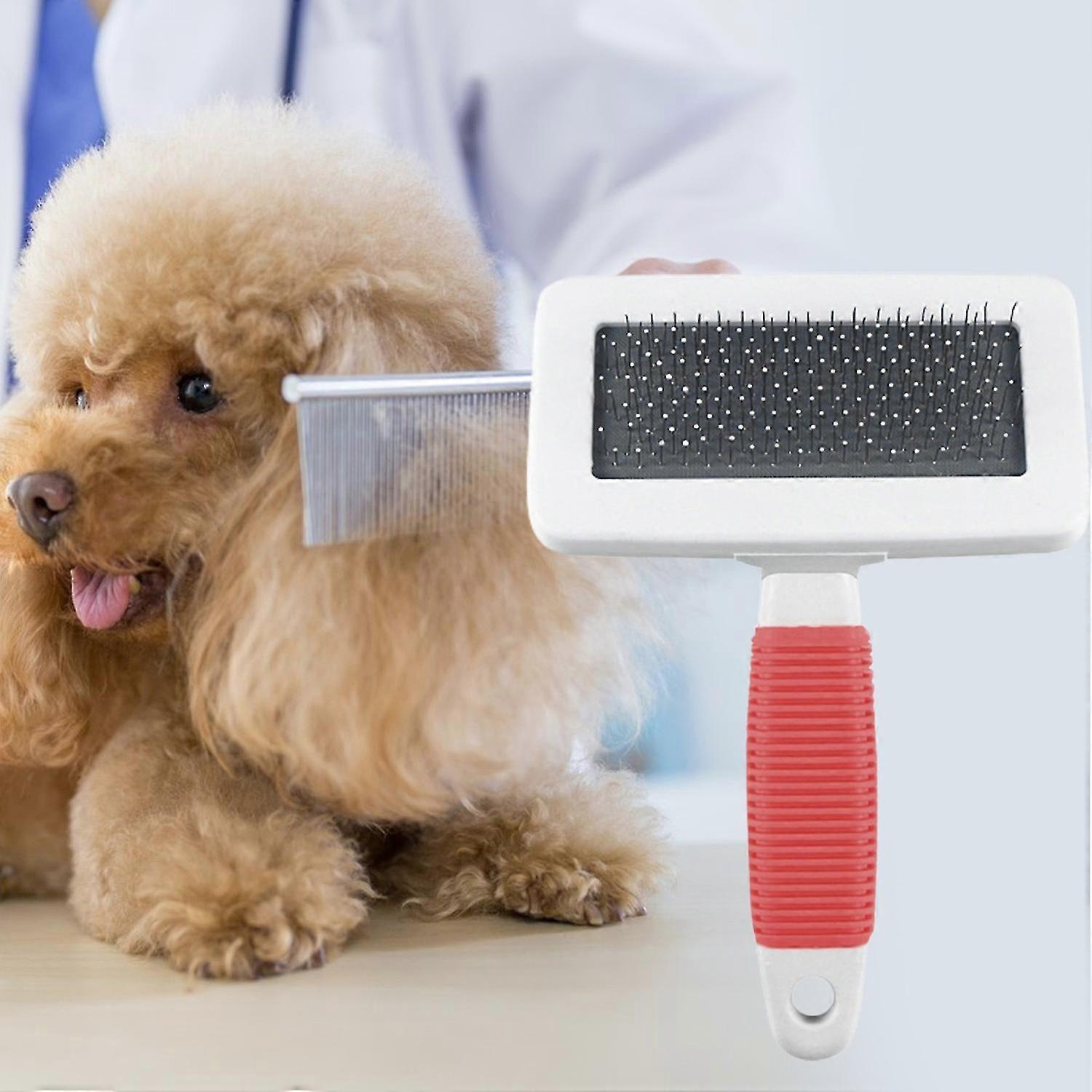 Cat Comb Labor-saving Non-Slip Ergonomic Handle Grip Comfortable Remove ...