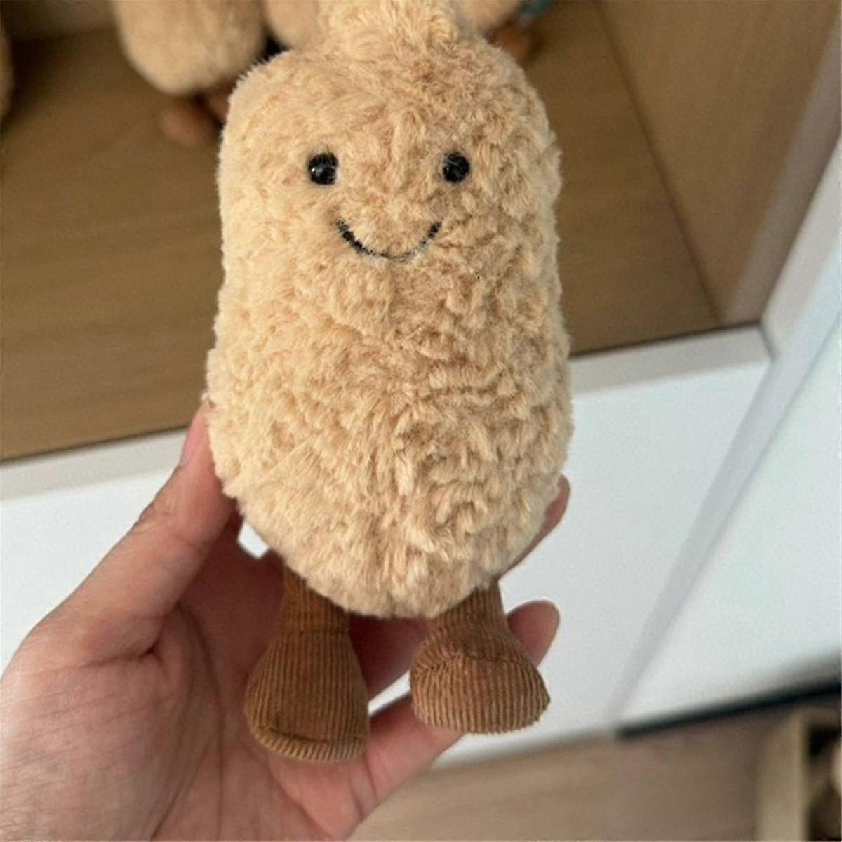Small Peanut Plush Doll Living Room Decoration Furniture Supplies Cute ...