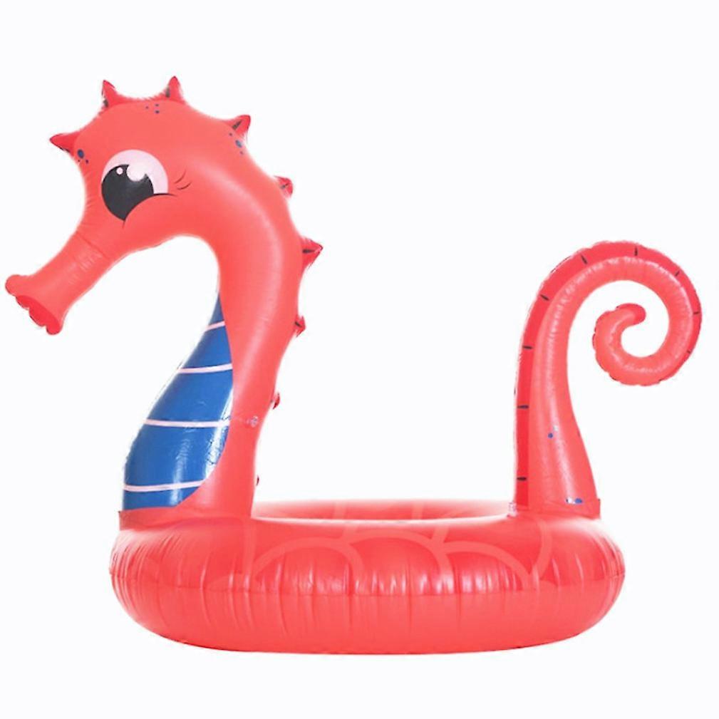 Red Sea Horse Pool Float Inflatable Ride On Floating Bed for Adults ...