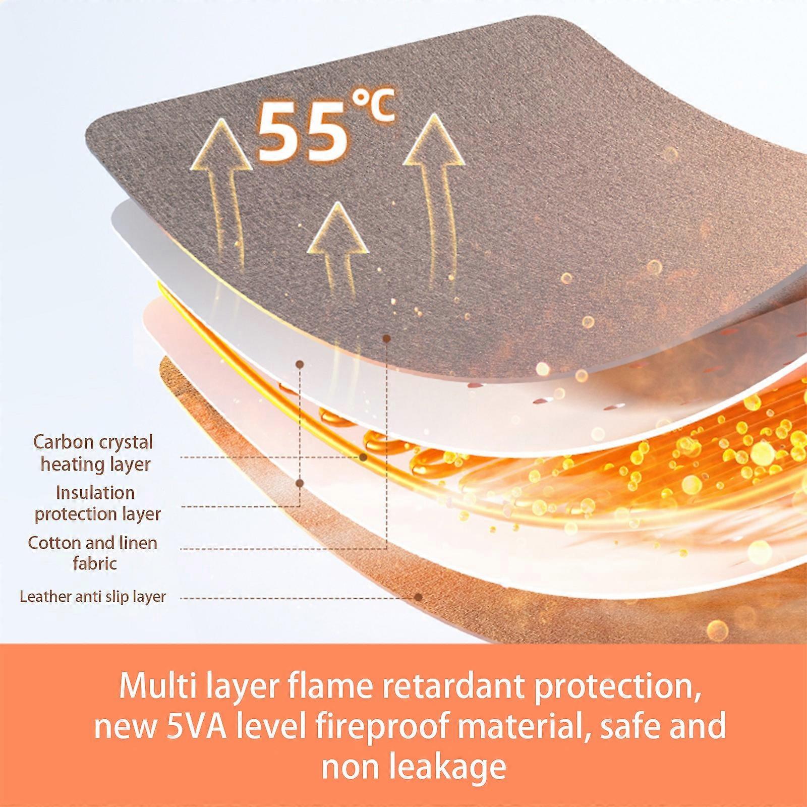 Heat Mouse Pad Table Mat Display Temperature Heating Mouse Pad Keep ...