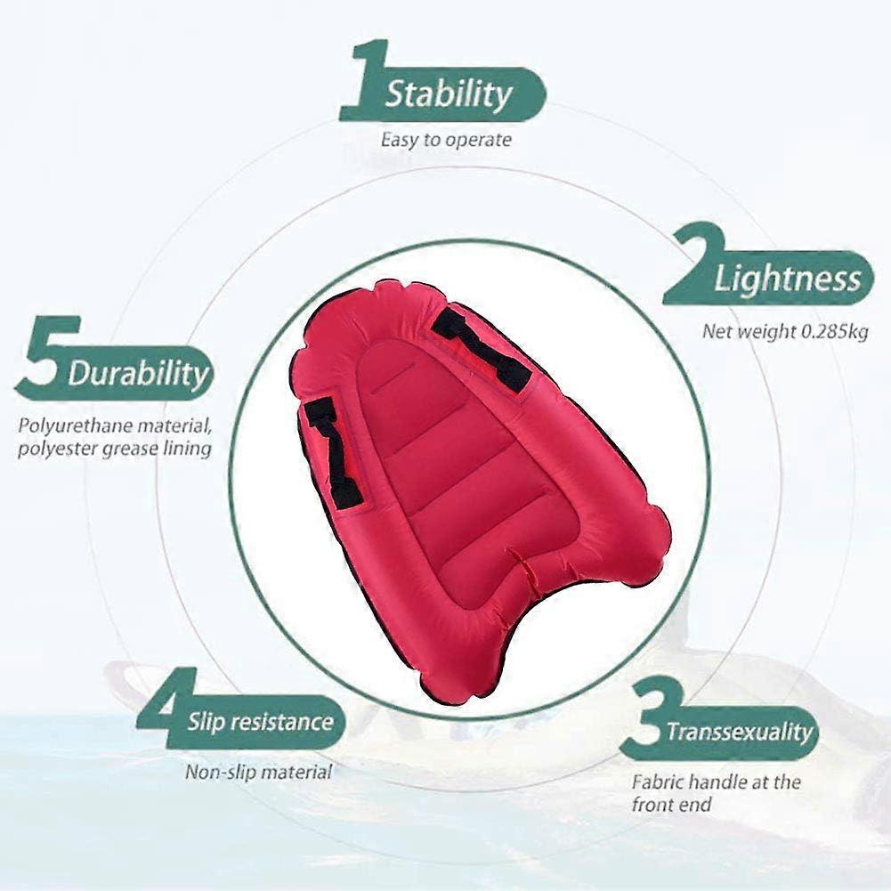 Inflatable surfboard with handle, portable adult Children's floating ...