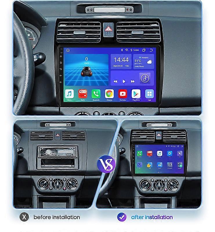 2 Din For Suzuki Swift 2005-2010 Carplay 4G WIFI Android Auto Car Radio Player Stereo Car ...