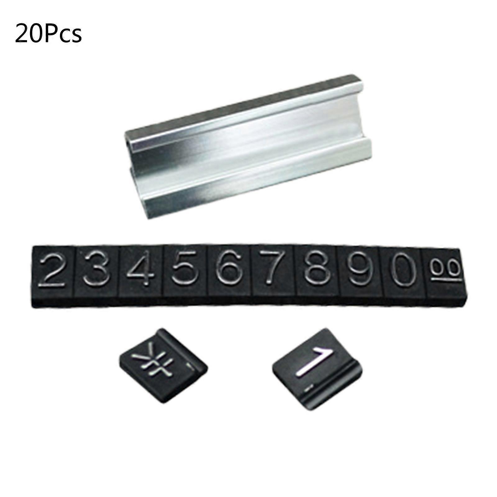 Luxury Price Display Stand Silver Price Tag Plastic Jewelry Price ...