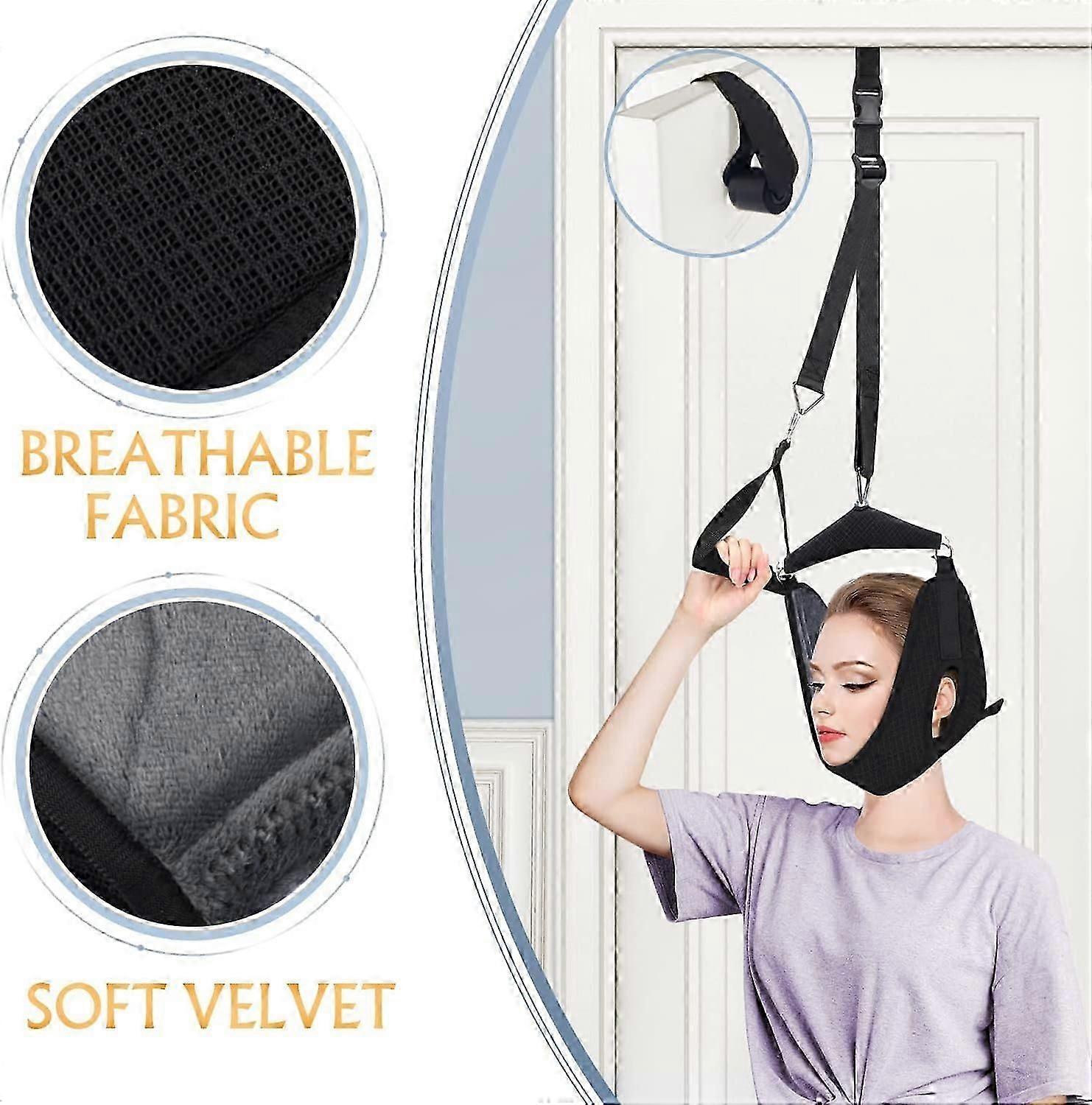 Neck Stretcher Cervical Neck Traction Device for Home Use Over Door ...
