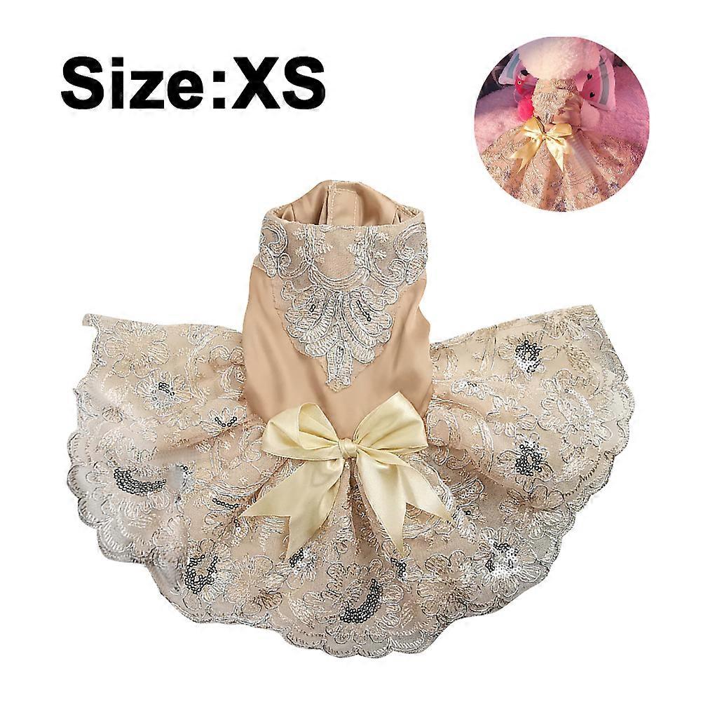 Bling Bling Printed Princess Skirt, Wedding Dog Puppy Princess Dress ...