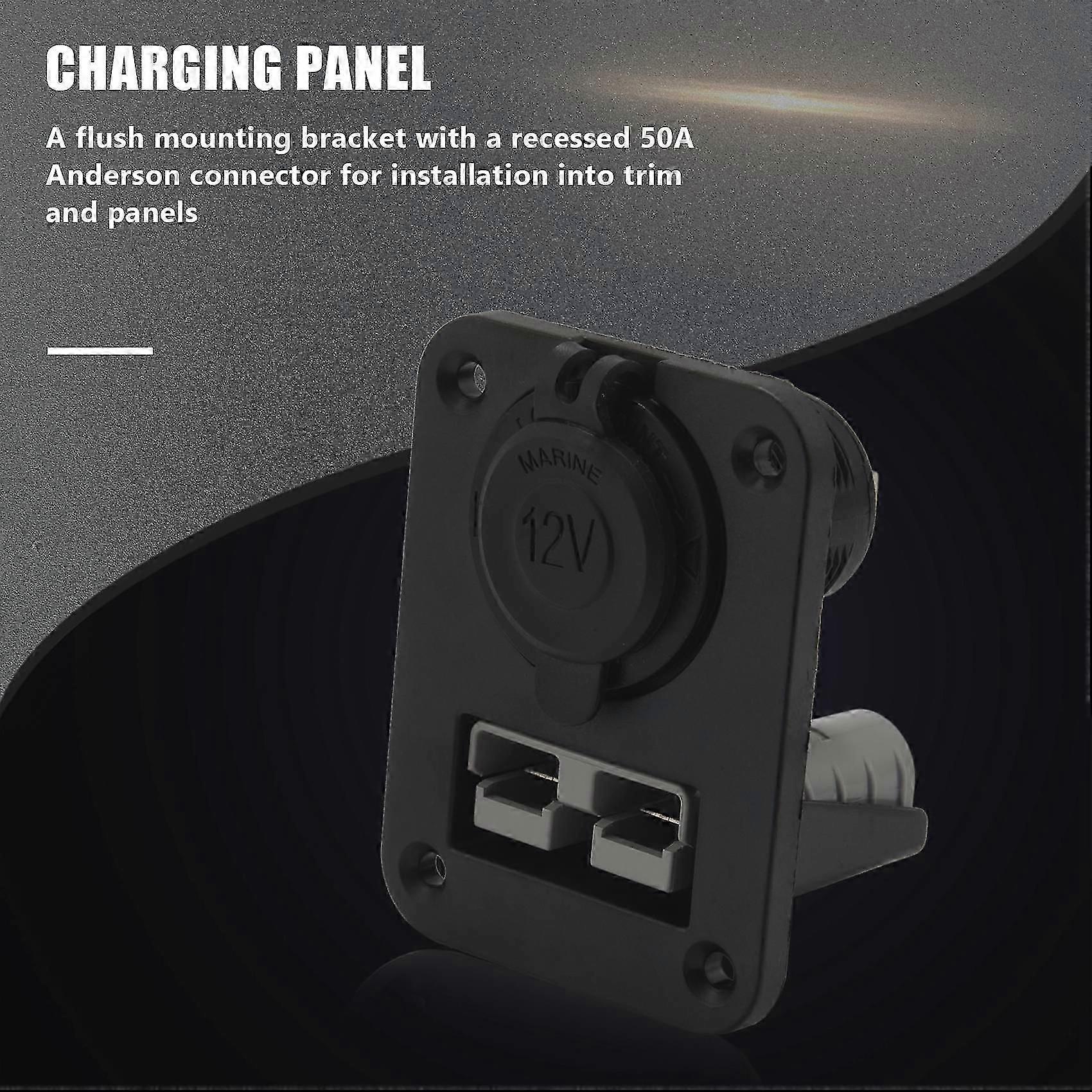 for Anderson Plug C-Igarette Lighter Socket Charger Flush Mount ...