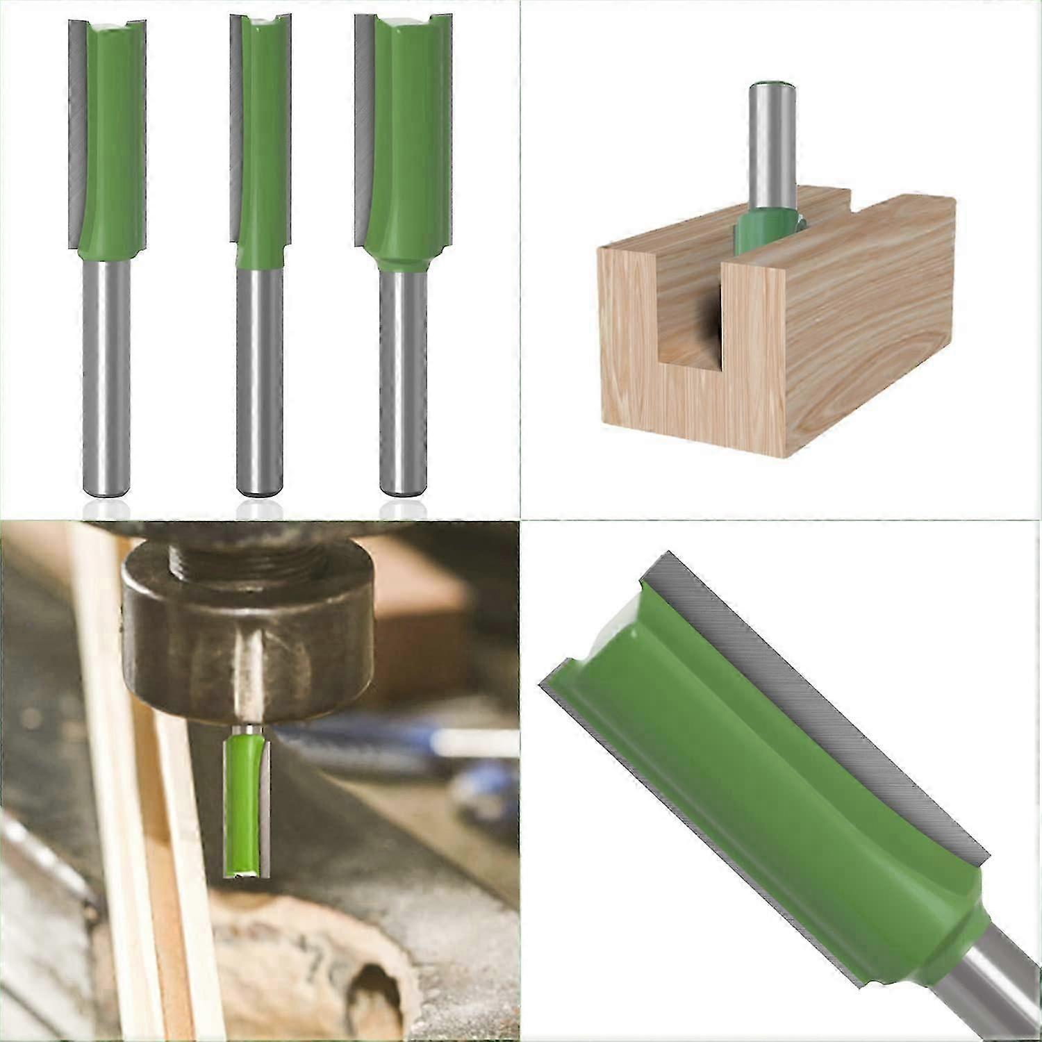 11 Pieces 6mm Shank Router Bit, Woodworking Cutter Extra Long Cutter ...