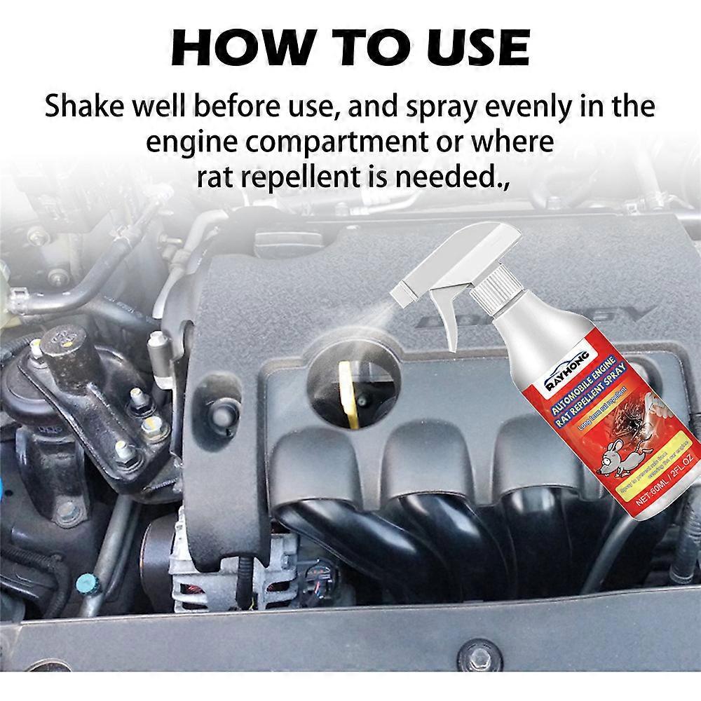 1-3pcs Peppermint Oil for Rats and Car Engines, Rat Prevention Spray ...