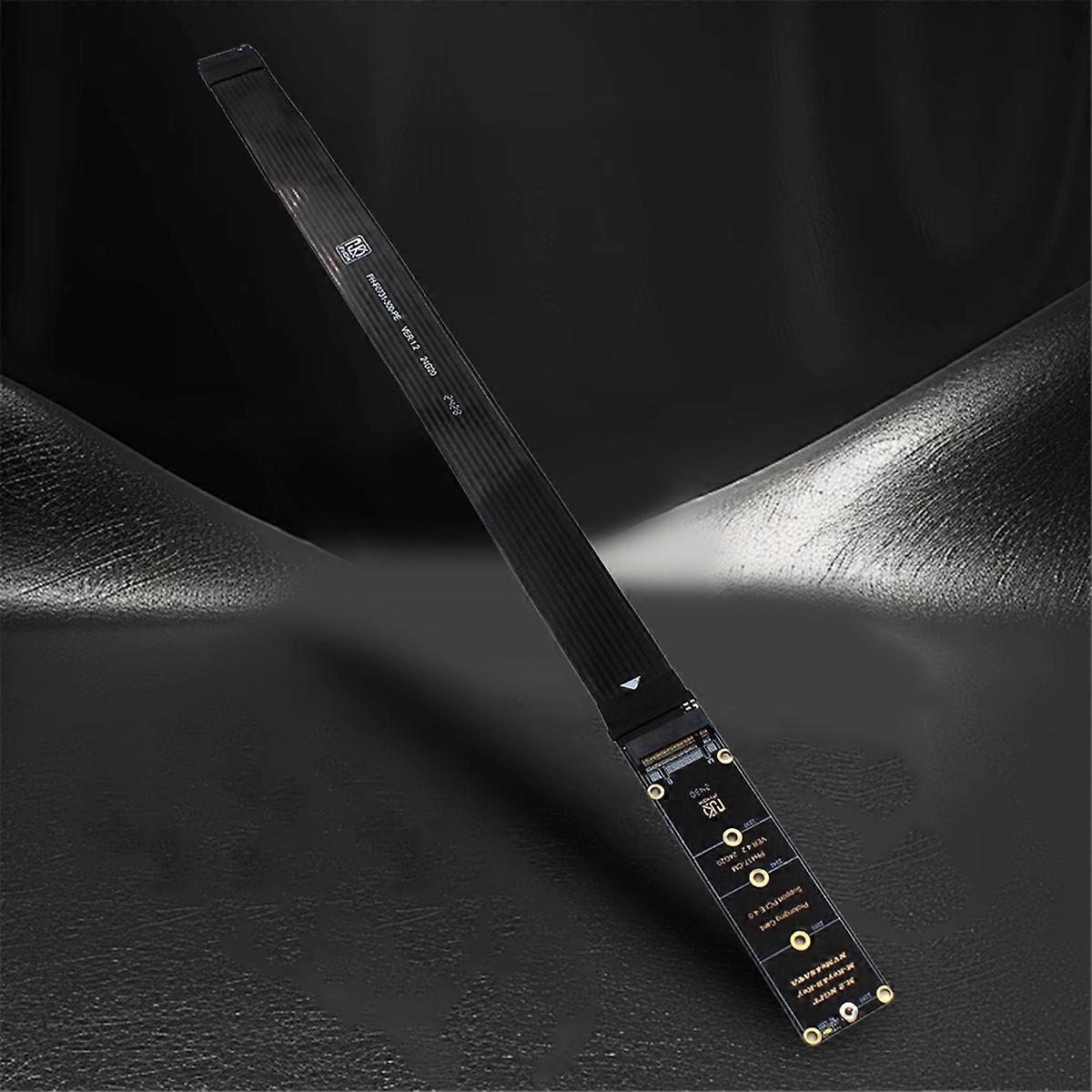 M.2 NVMe SSD Extension Cable PCIe 4.0 X4 M-Key High-Speed Data fer ...