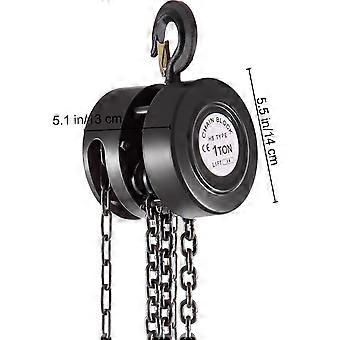 Hand Chain Hoist, 2200 lbs /1 Ton Capacity Chain Block,10ft/3m Lift ...
