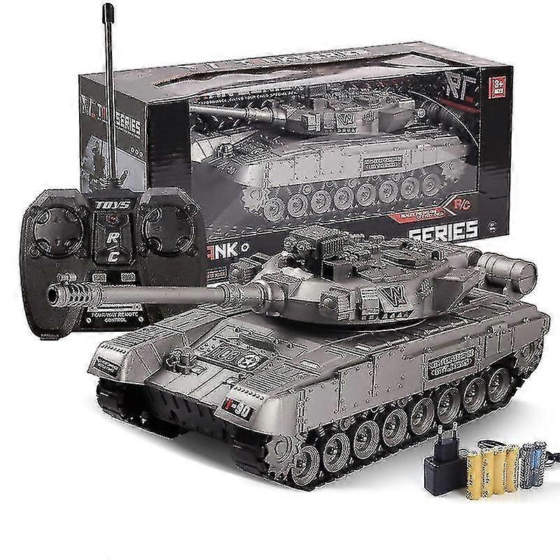 Remote Control Shoot Balls Tanks Toys with Rotatable Turret and Barrel ...