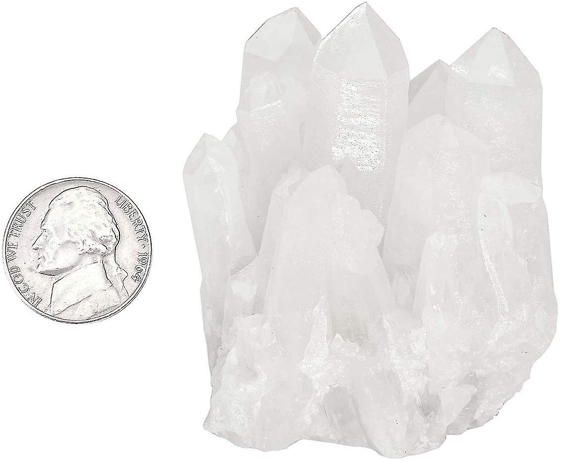 Healing Rock Crystal Clear Quartz Cluster Mineral Geode Druzy Specimen ...