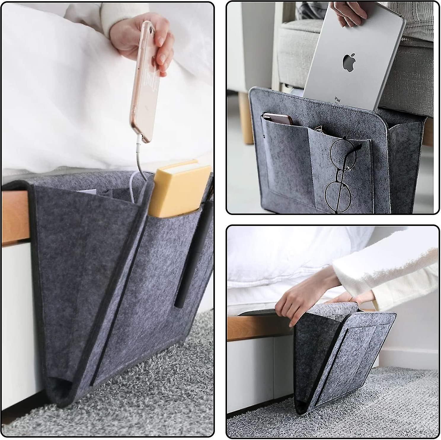 Bed Organizer Felt Bed Bag Sofa Organizer Armrest Organizer Remote ...