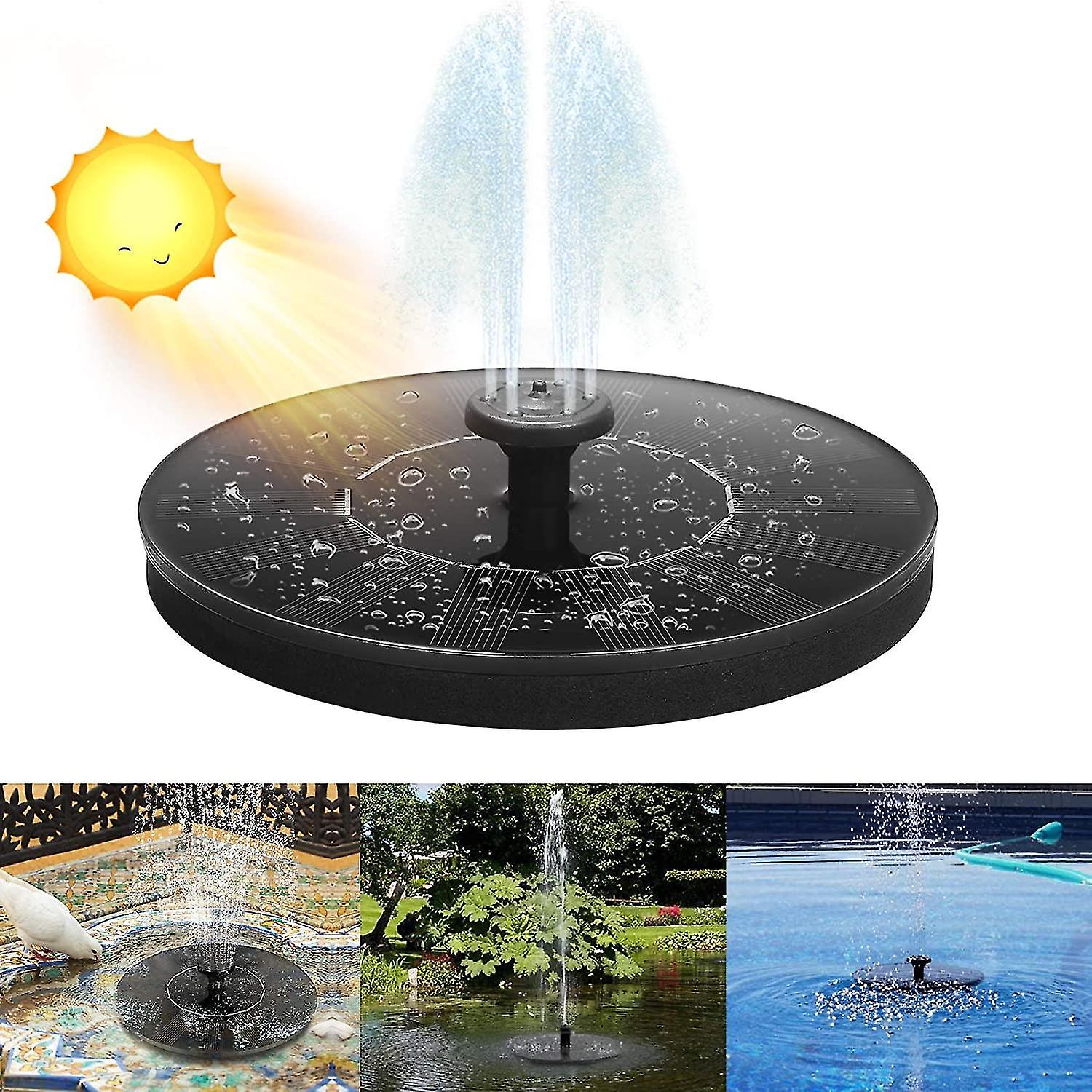 Solar Fountain Outdoor Solar Fountain Pump Solar Waterfall Fountain For ...