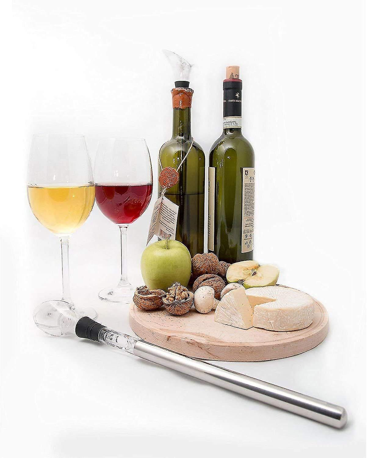 Wine Cooler,wine Chiller With Stainless Steel Wine Pouer And Chill Rod ...