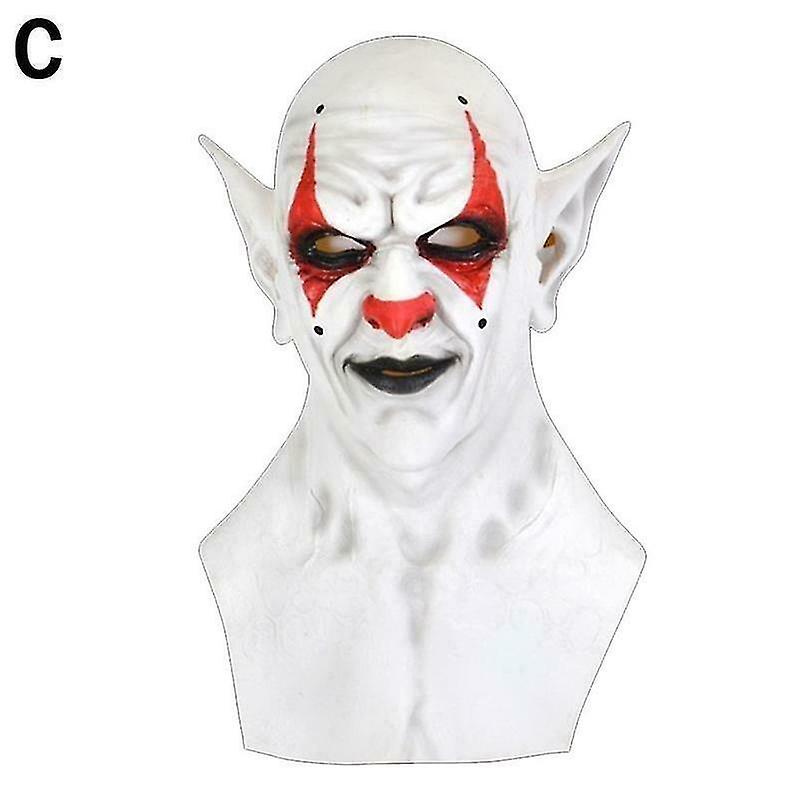 Halloween Demon Clown Vampire Goblin Face Shield Halloween Playing ...