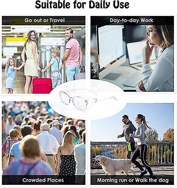 Anti-fog Safety Glasses For Men And Women With Blue Light Blocking Lens ...