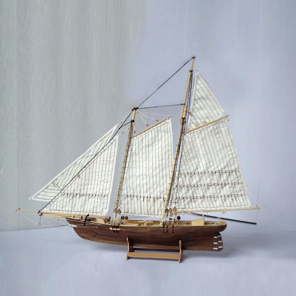 Wooden Sailboat Ship Kit Wooden Sailboat Model Boat Model Toy | Fruugo UK