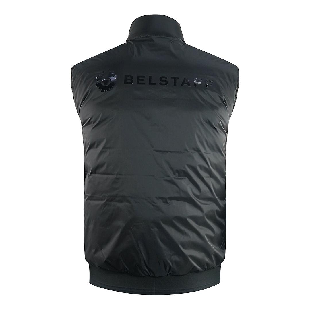 Belstaff Flash Circuit Black Reversible Down Gilet Jacket | Fruugo UK