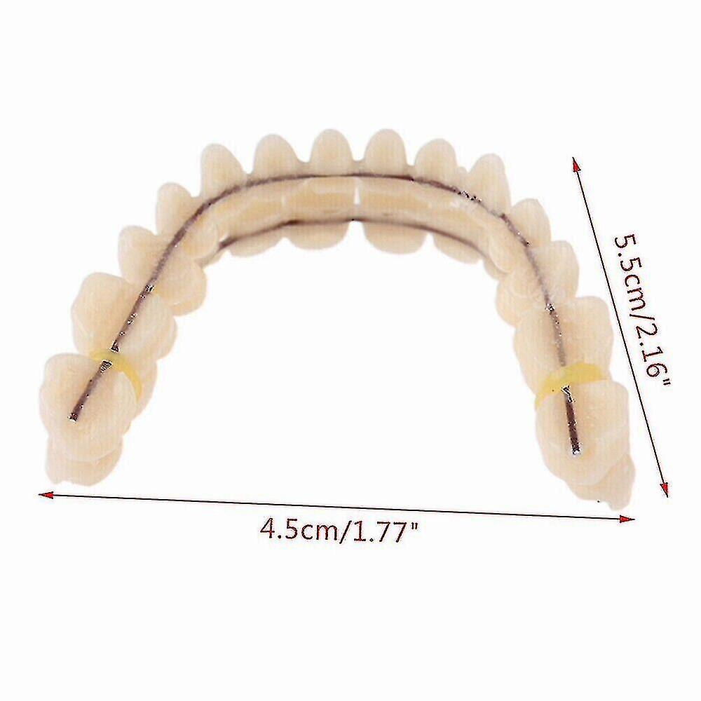 Smile On False Teeth Upper Lower Dental Veneers Dentures Tooth Cover ...