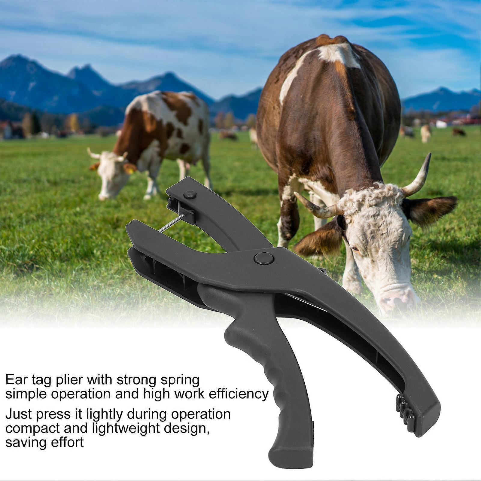 Poultry Ear Tag Applicator Plier Equipment Livestock Marking Tagger ...