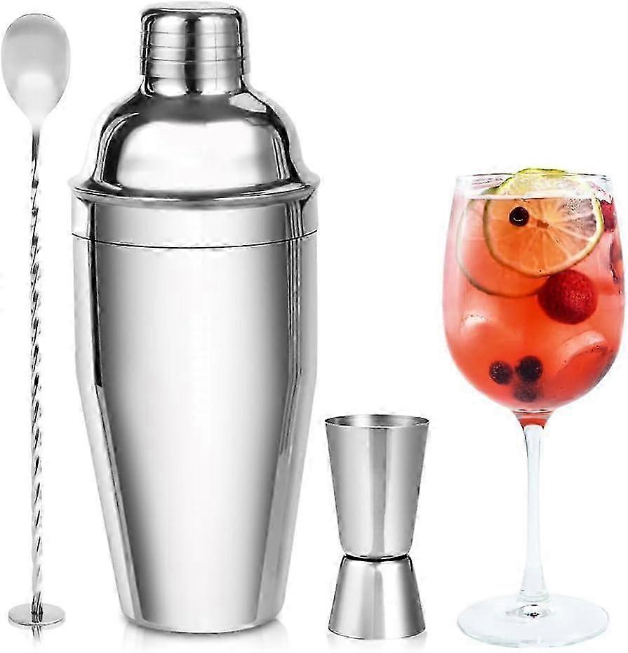 Cocktail Shaker, Professional Cocktail Set Bar Kit, Stainless Steel ...