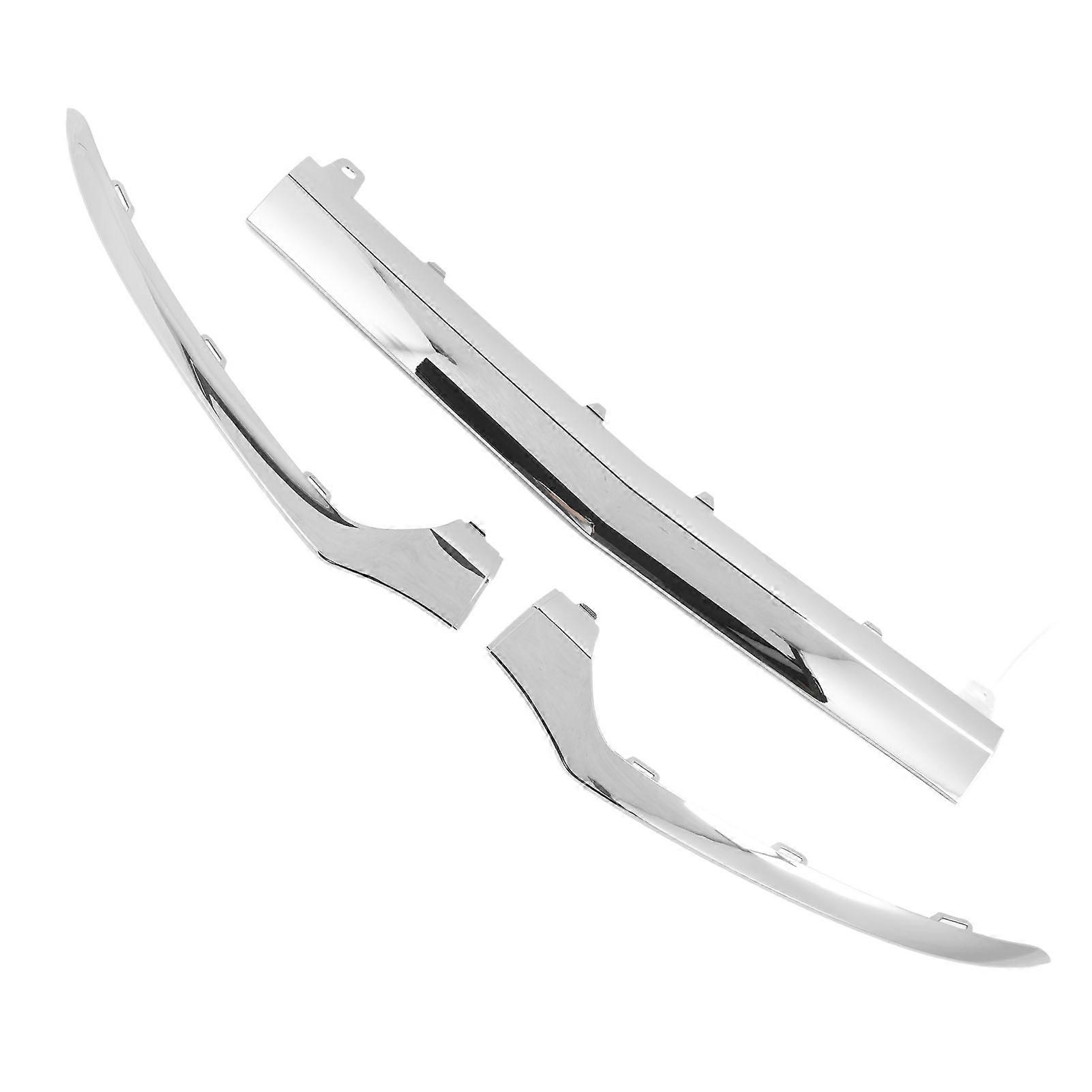 3Pcs Front Bumper Lower Chrome Trim 2058851374 Replacement for Benz C ...