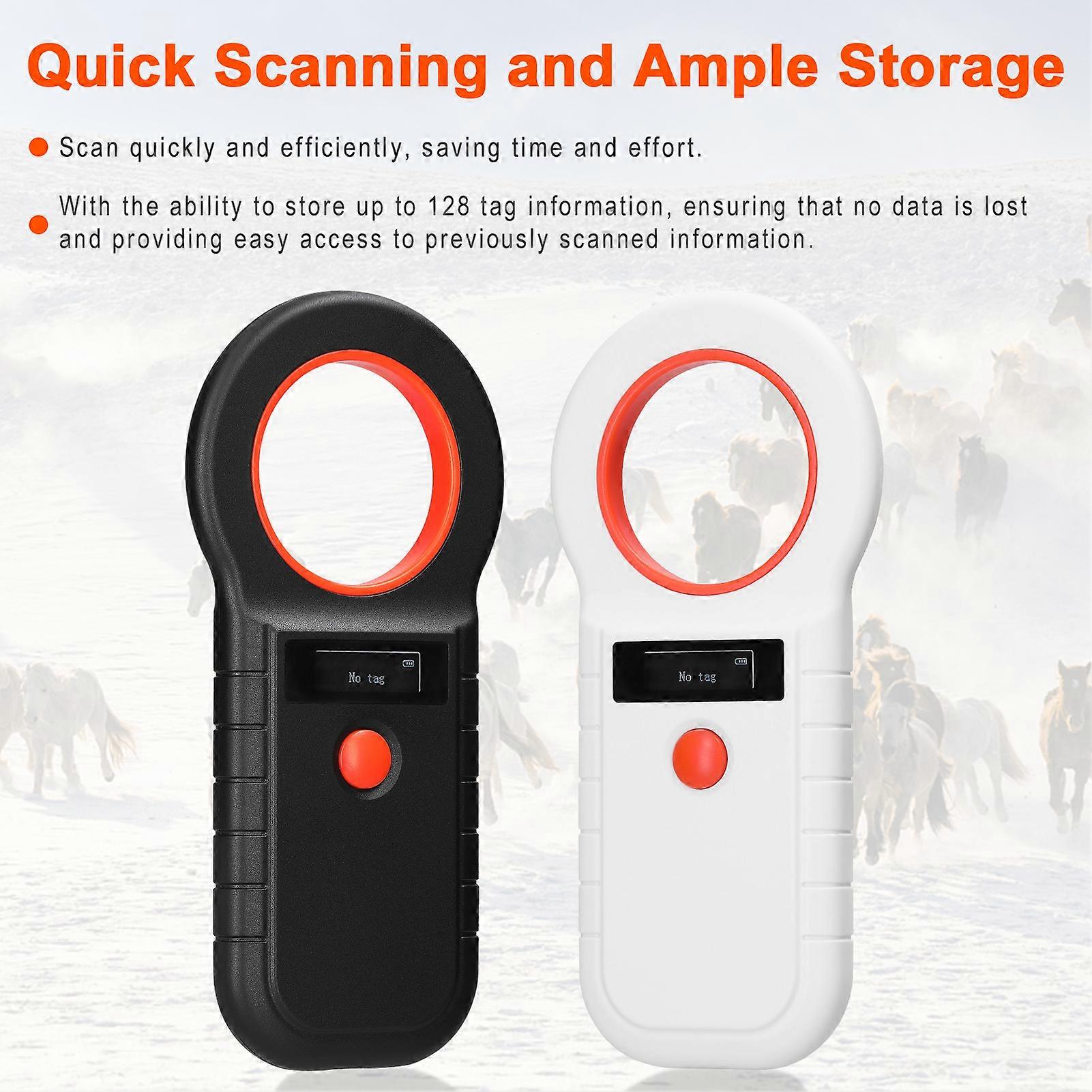 Pet Microchip Reader Scanner 2.4G/BT Wireless RFID Handheld Chip ...