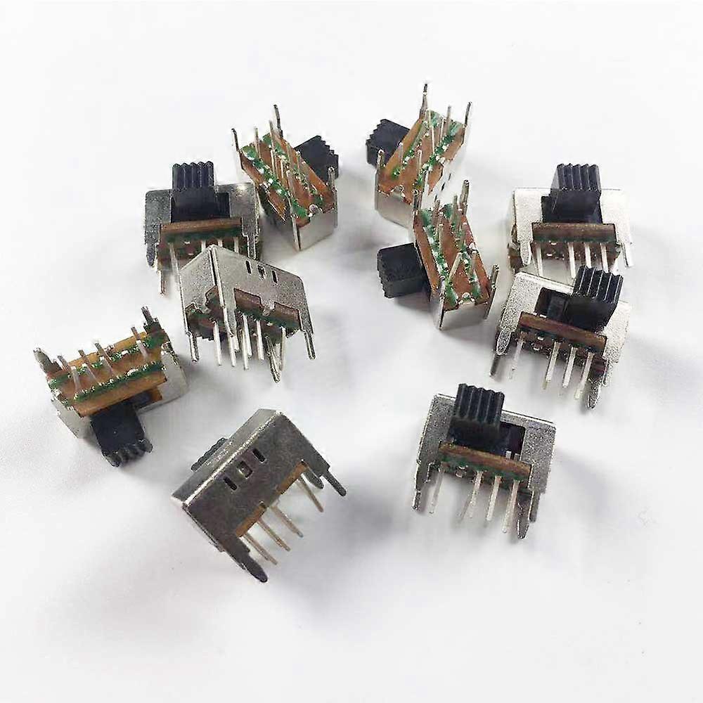 High-quality 10Pcs SK-23D04(2P3T) slide switch handle height 9MM 3-position toggle switch 4 ...