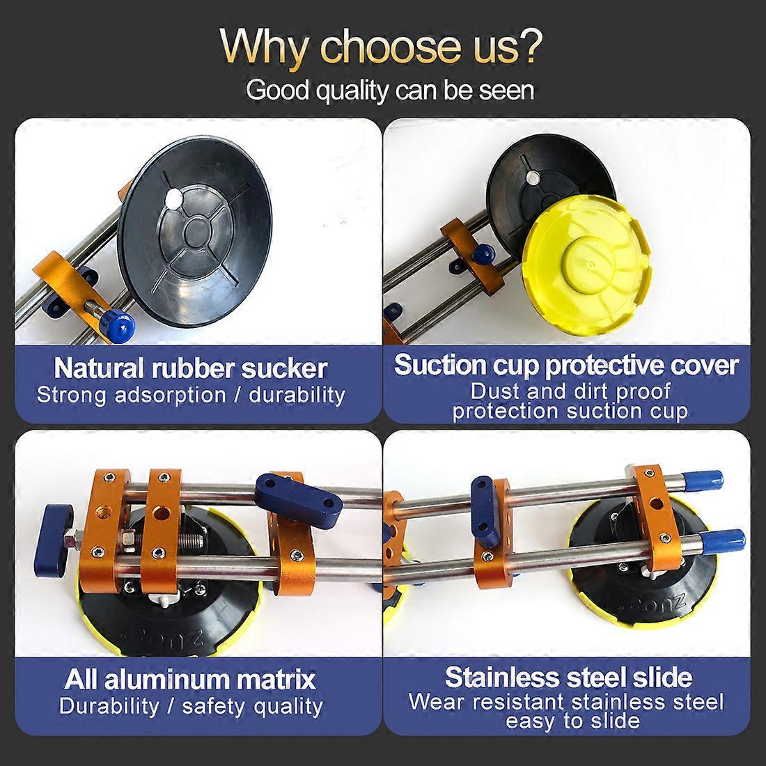 Seam Setter with 6-Inch Suction Cups for Seam Joining and Leveling ...