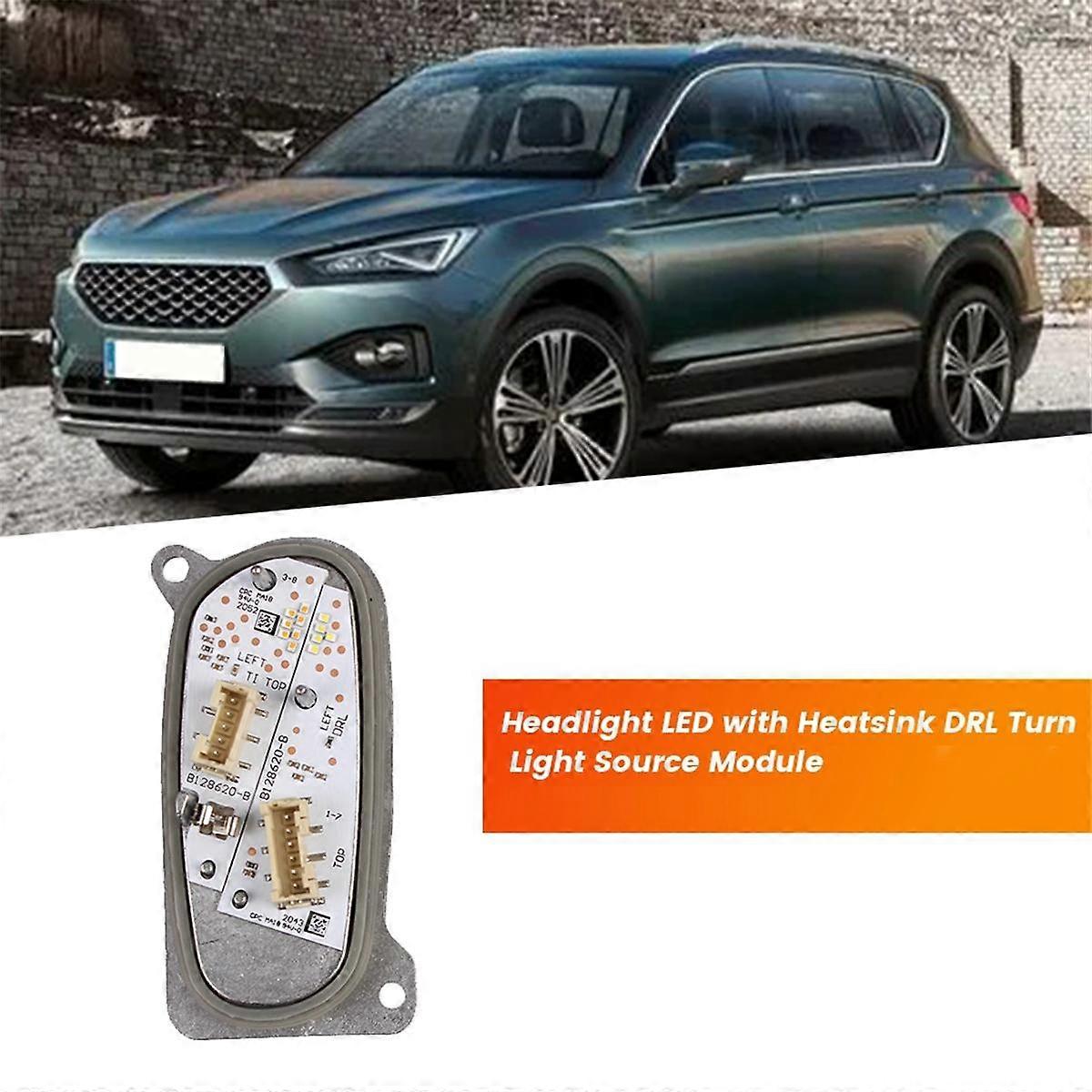 Car Headlight Module LED with Heatsink for Seat Tarraco 2019-2024 DRL ...
