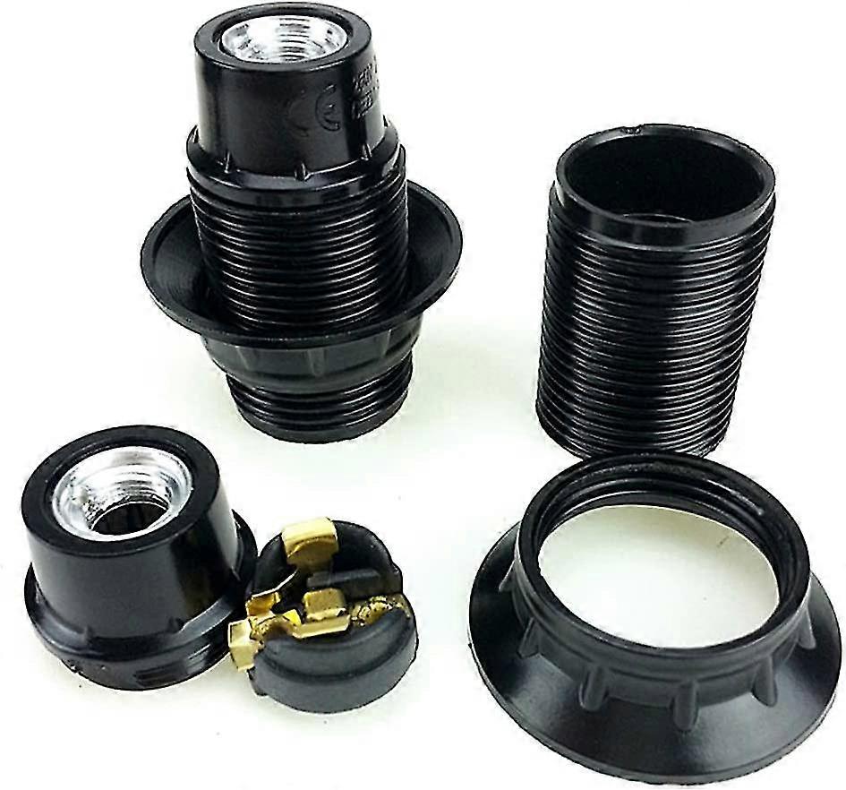 Black E14 Screw, E14 Bulb Holder, 4 Pieces E14 Socket, E14 Socket Light Bulb, Solid Light Bulb ...