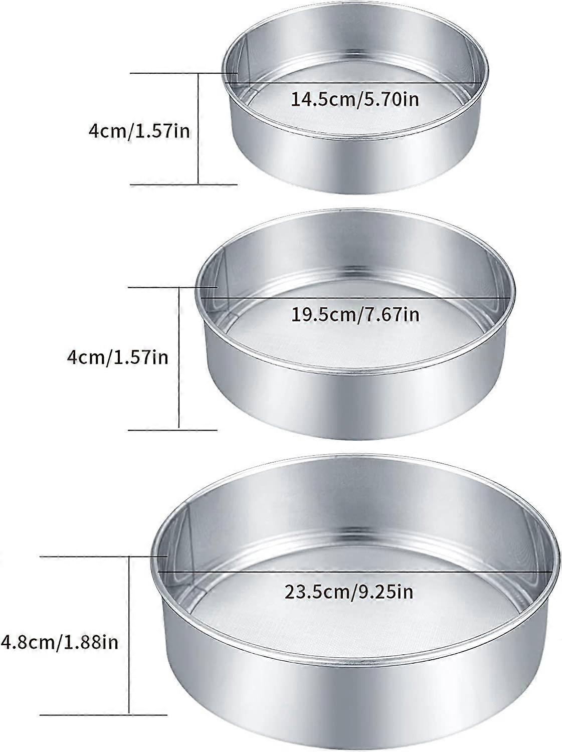 Stainless Steel Flour Sieves, Sieve for Baking, Icing Sugar Sieve ...