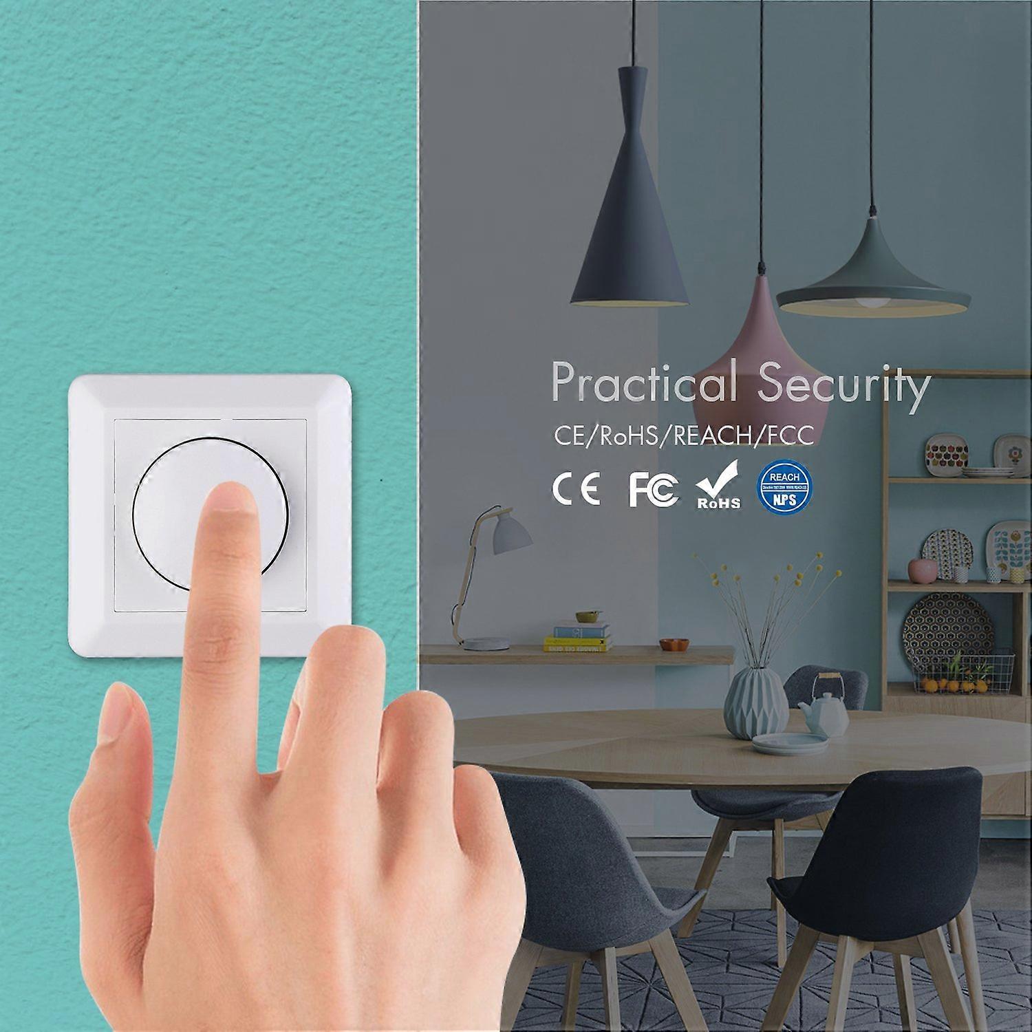 LED Dimmer Switch,220-240v 5-200w Smart Button Light Switches and ...