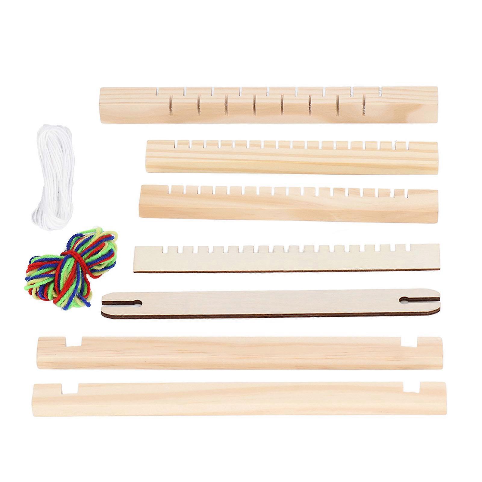 Kids Weaving Loom Easy Operation Hand Eye Coordination Durable Wood ...