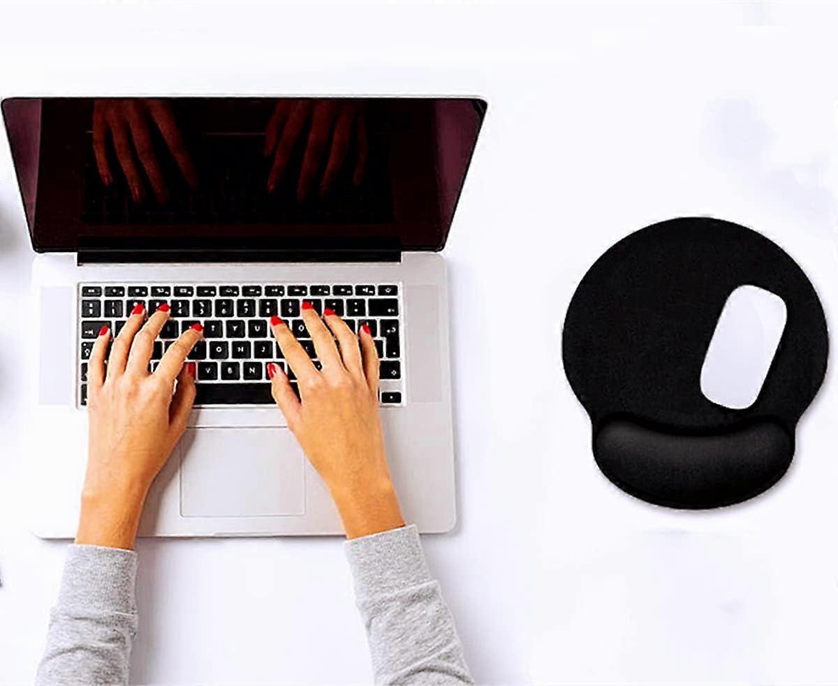 The ergonomic memory foam gaming mouse pad with wrist rest is suitable ...